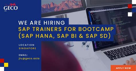 We Are Hiring Sap Trainers For Geco Asia Pte Ltd Facebook