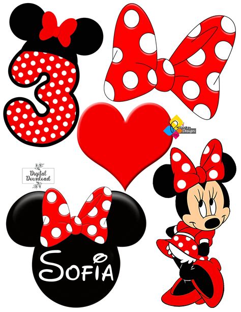 Minnie Mouse Cake Topper Red Minnie Mouse Birthday Topper Etsy Artofit Porn Sex Picture