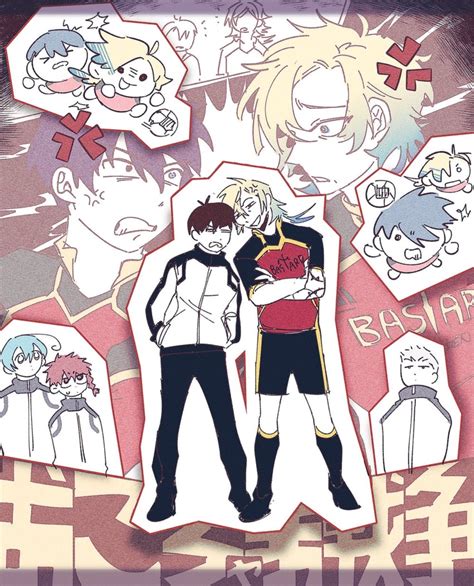 Isagi Yoichi Michael Kaiser Kurona Ranze You Hiori And Noel Noa