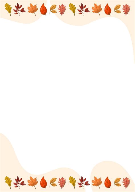 10 Best Free Printable Fall Leaf Borders Pdf For Free At Artofit