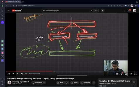 Sunny Tyagi On Linkedin 100daysofcoding Recursion Mergesort