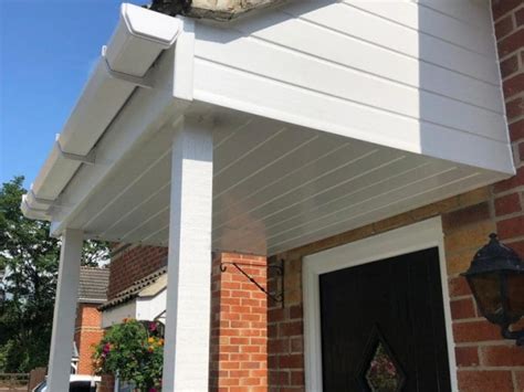 Crook Eurocell Brilliant White Fascia Soffit And Guttering With Eurocell Dormer Upvc Cladding