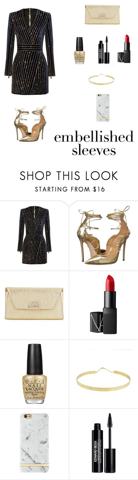 Embellished Sleeves Cocktail Dress Outfit