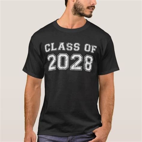 Class Of 2028 T Shirt Zazzle