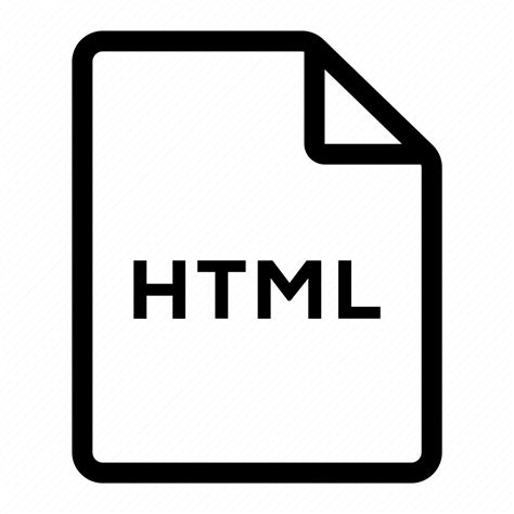 Document File Format Html Page Paper Icon Download On Iconfinder