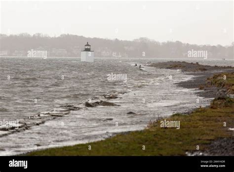 Dec 23 2022 Salem Ma Ocean Flooding At The Salem Maritime National