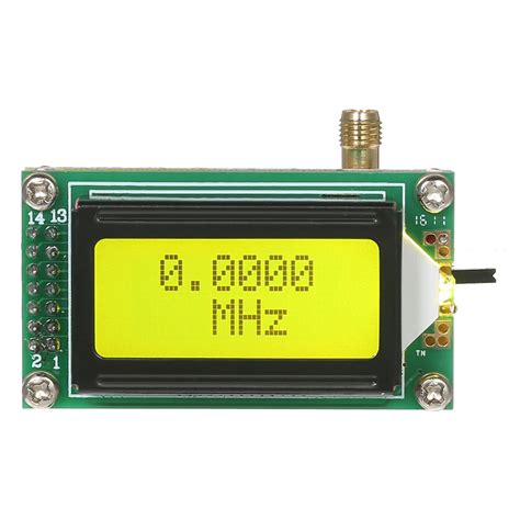 DIY High Accuracy And Sensitivity 1 500 MHz Frequency Meter Counter