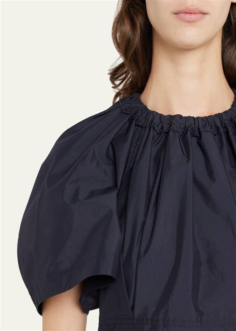 31 Phillip Lim Ladybug Pleated Puff Sleeve Midi Dress Bergdorf Goodman