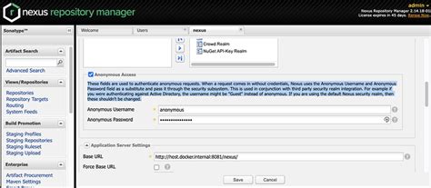 Nexus Repository Manager Private Repositories And Anonymous User