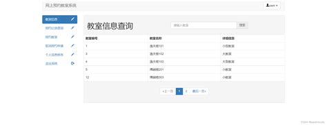 java项目 教室预约管理系统 java jsp bootstrap javascript mysql 教室预定管理系统模块 csdn博客