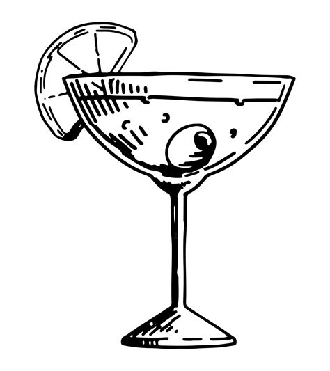 Martini Glass Svg Clipart Image Cricut Svg Image Dxf Pdf Eps  Png Svg Silhouette