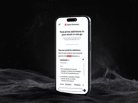 Dictionary Mobile App By Jonas Østergaard On Dribbble
