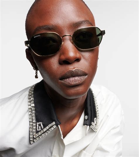 Double G Round Sunglasses In Black Gucci Mytheresa