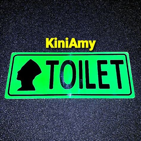 Jual Acrylic Papan Tulisan Acrylic Sign Board Tempat Wudhu Jagalah Kebersihan Toilet Sign