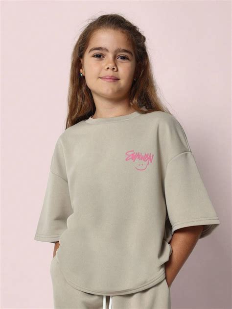 SUMWON Conjunto de 2 Peças para Meninas Pré Adolescentes Calça Jogger