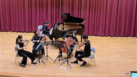【crystal Hsin Pei Cheng 鄭昕沛】piano Quintet Dvorak Youtube