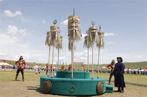 Монгол Улсын Ерөнхийлөгч Халтмаагийн Баттулга Үндэсний их баяр наадмыг нээж үг хэллээ