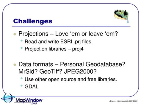 Ppt Going Open Source Migrating Epas Basins To Mapwindow Open