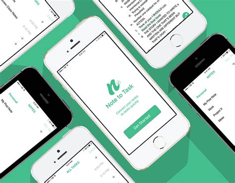 Note To Task App UX UI Design