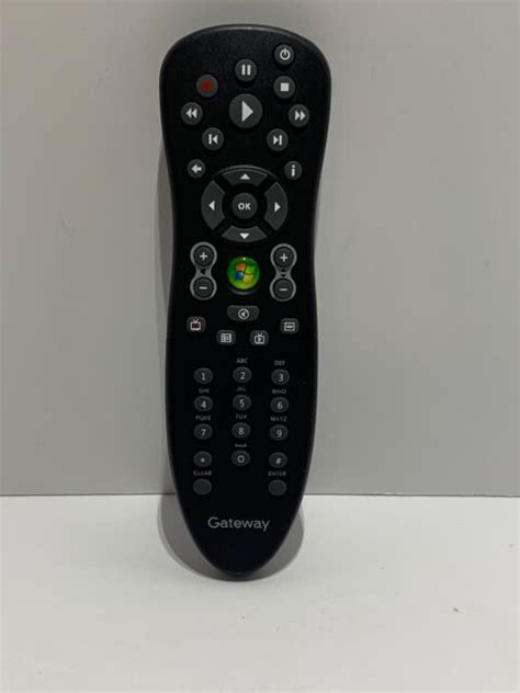 Gateway RC1534049 00 RC6 Windows Media Center Remote Control For