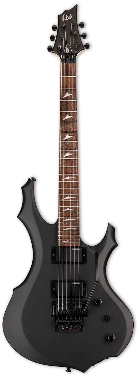 Ltd F 200 Electric Guitar Black Satin Music Depot Musique Dépôt