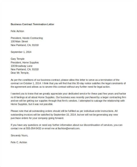 Free Termination Letter Templates 38 Free Word Pdf Documents Download