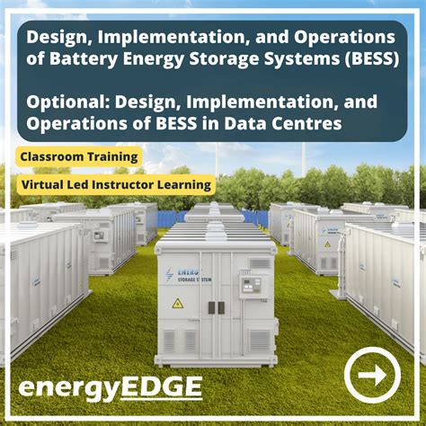 Design, Implementation, and Operations of Battery Energy Storage Systems (BESS) - Optional ...