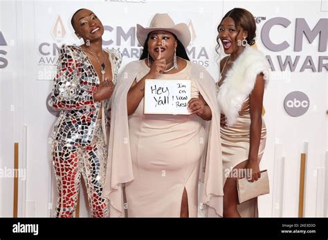 Danica Hart And Devynn Hart And Trea Swindle Of Chapel Hart Arriving At The 56th Annual Country