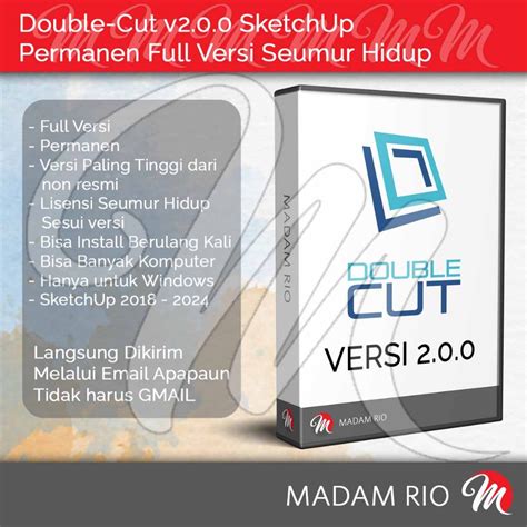 Jual Double Cut V SketchUp Lisensi Permanen Full Versi Shopee Indonesia