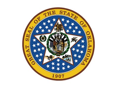 Oklahoma State Seal Png And Svg Vector Freebie Supply