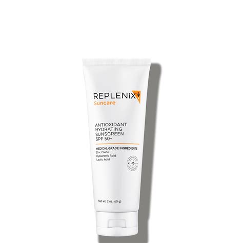 Replenix Antioxidant Hydrating Sunscreen Spf 50 2 Oz Dermstore