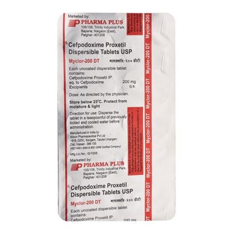 Myclor Dt 200 Tablet 10s Price Uses Side Effects Netmeds
