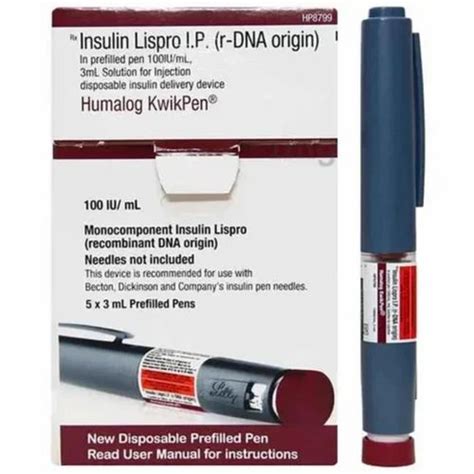 Humalog Mix Kwikpen Packaging Type Pre Filled Pen I U At Piece In Nagpur