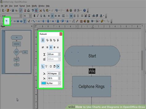 4 Ways To Use Charts And Diagrams In Openoffice Draw Wikihow Tech