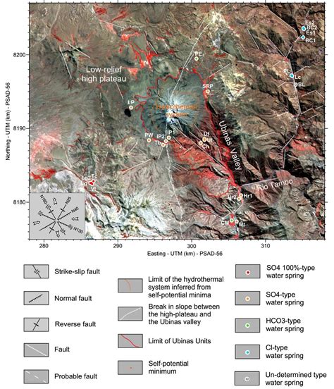 Structural Sketch Map Showing The Tectonic Setting Of Ubinas