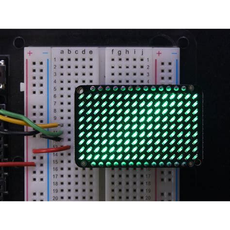Adafruit 2972 Charlieplexed Led Matrix Green 16x9 Rapid Online