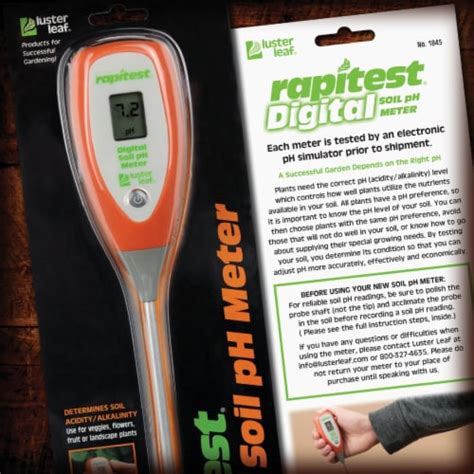 Luster Leaf Rapitest Digital Soil PH Meter Ct Kroger