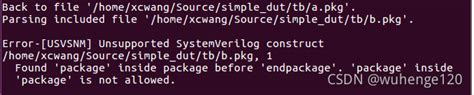 Uvmsverilog中package的使用uvm Package Csdn博客