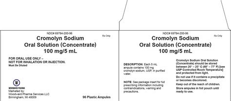 Cromolyn Sodium Package Insert Prescribing Information