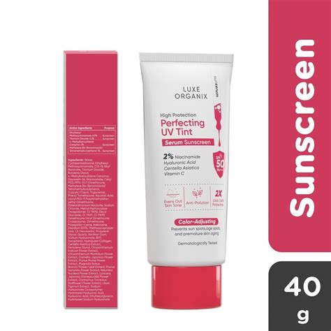 Luxe Organix Luxe Organix High Protection Perfecting Uv Tint Serum
