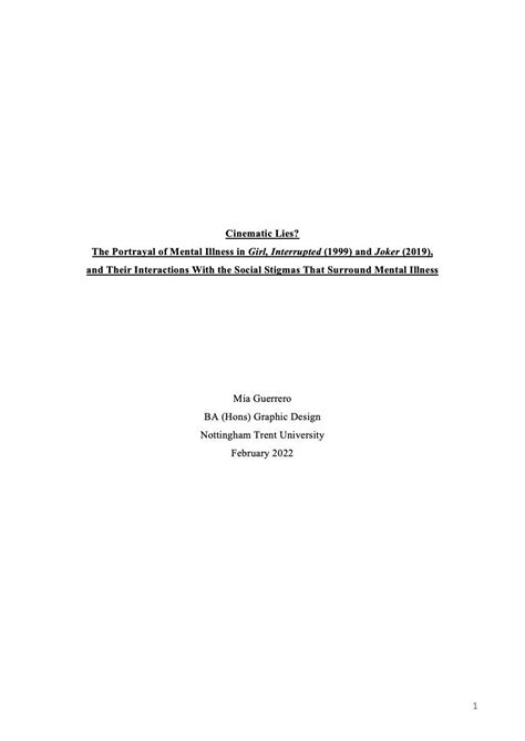 My First Class Dissertation Remains One Of The Most Important Pieces I Have Ever Crafted A Deep