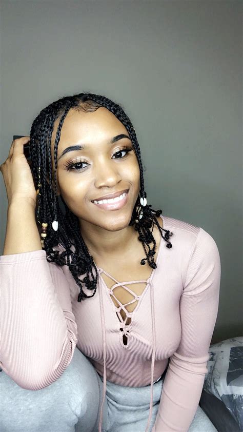 Mini Braids On Natural Hair Https Youtu Be UOTjvOQMzy8 Instagram
