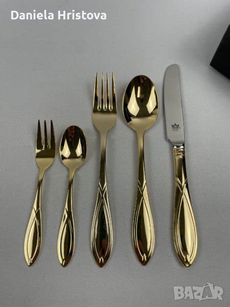луксозен комплект прибори за хранене Солинген за 12 човека в Прибори за хранене готвене и