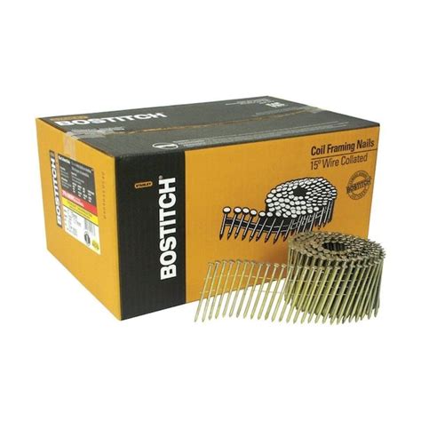 Bostitch Collated Framing Nail 3 In L 11 Ga Galvanized Full Round