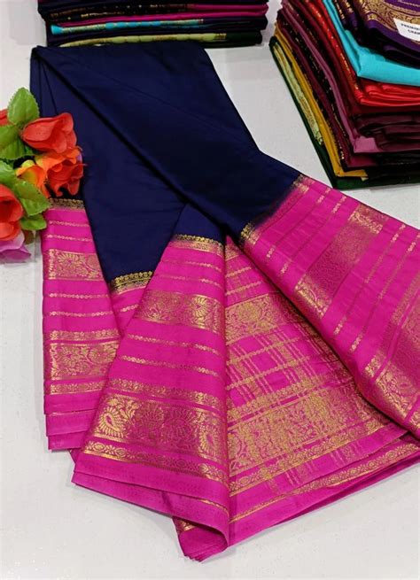 Mysore Semi Crepe Silk Saree With Blouse Piece 63m At ₹ 875piece In