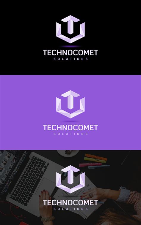 Technocomet Solutions Logo Designing On Behance