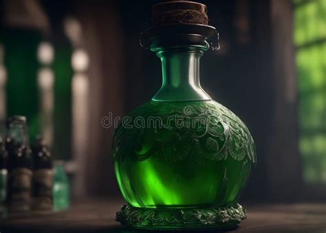 A Bottle Or Flask Illustration Created Using Artificial Intelligence