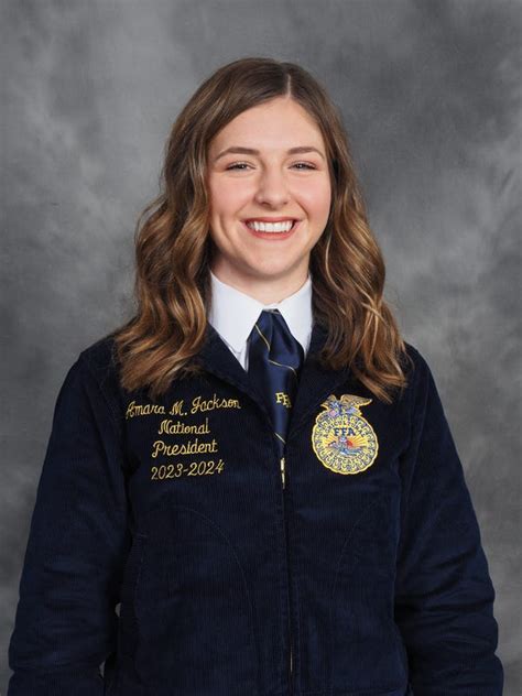 Ffa President Amara Jackson Of Corunna Learns About Agricultures Reach