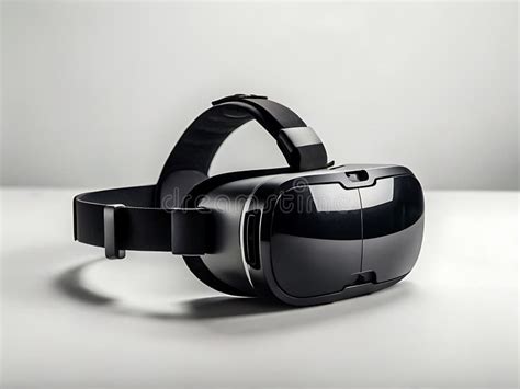 3d Render Of Vr Headset With Goggles Stock Illustration