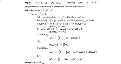 Training Algorithm For Lupi Svm With Stochastic Sub Gradient